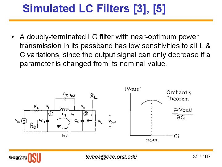 CMOS Active Filters Gbor C Temes School of