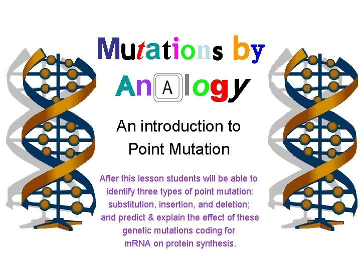 Got materials Pencil Mutation Lab Handout Brains Mutations