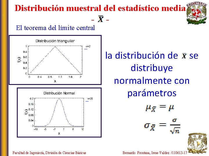 DISTRIBUCIONES MUESTRALES DE LAS MUESTRAS O DE MUESTREO