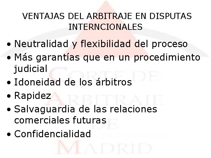 Resolucin De Conflictos Internacionales El Arbitraje D Miguel
