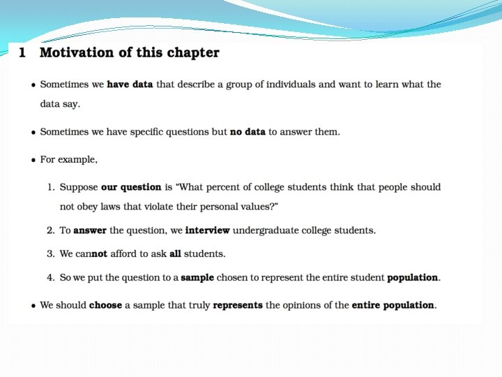 CHAPTER 8 Producing Data Sampling Basic Practice of