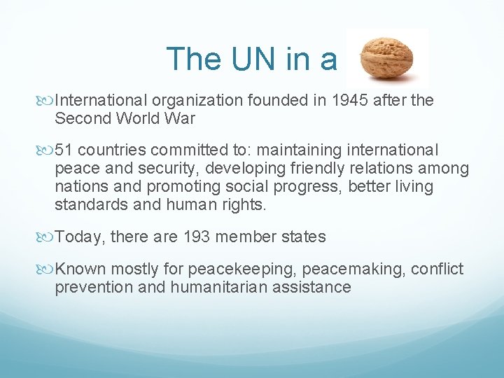 The United Nations Introductory Note The Basics Read
