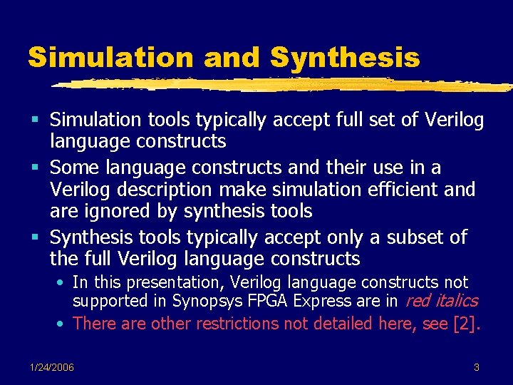 Verilog Hdl Introduction Ece 554 Digital Engineering Laboratory