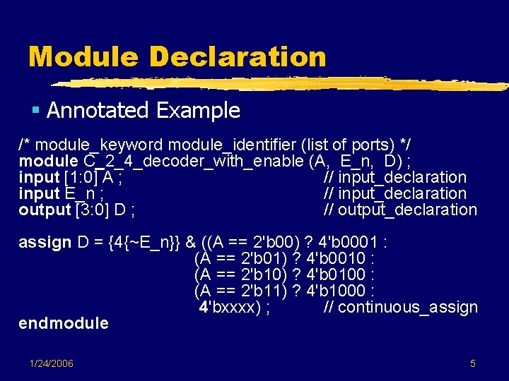 Verilog Hdl Introduction Ece 554 Digital Engineering Laboratory