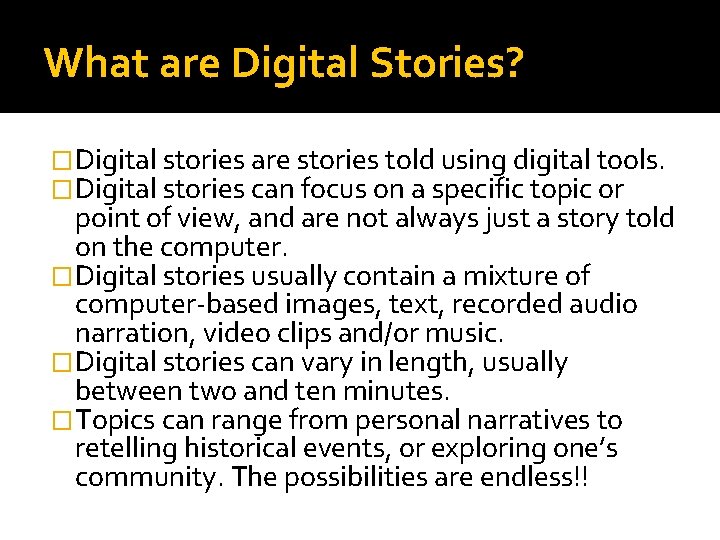 Creating Digital Stories with Elementary Students Created by