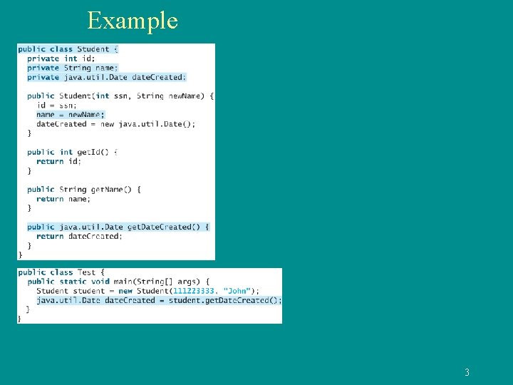 Chapter 10 Thinking in Objects 1 Immutable Objects