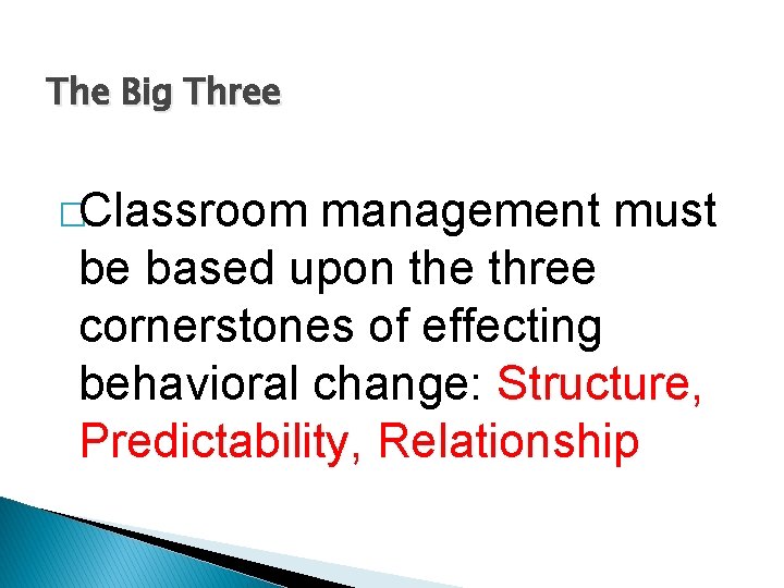 IB Learner Profile and Classroom Management Presented by