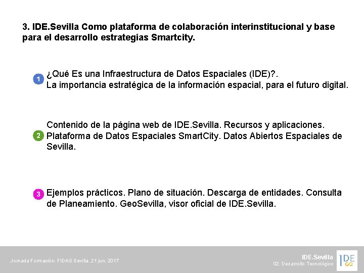 IDE Sevilla Como plataforma de colaboracin interinstitucional y