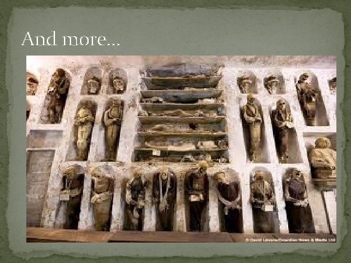 Cask of Amontillado Background Catacombs Catacombs are underground