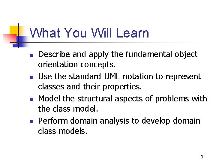 Chapter 2 Structural Modeling Analysis ObjectOriented Technology From