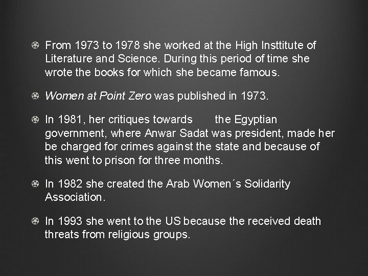 Woman at Point Zero by Nawal El Saadawi