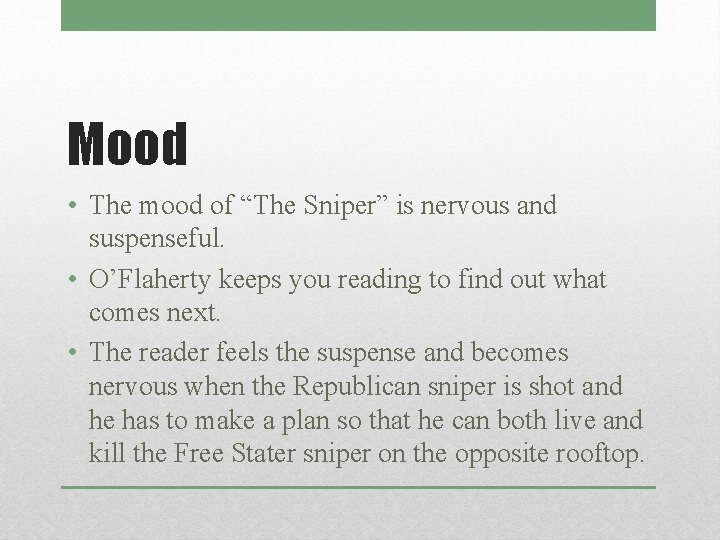The Sniper By Liam OFlaherty THE SNIPER PREREADING