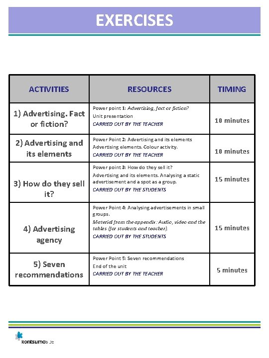TEACHING GUIDE ADVERTISING BRING OUT YOUR CRITICAL SIDE