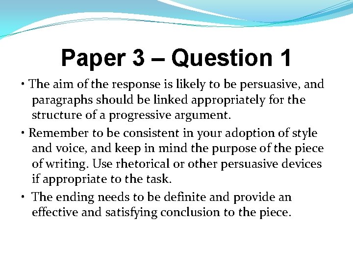 PAPER 3 Extended Cambridge i GCSE English Language