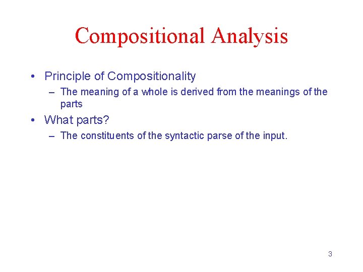 Computational Semantics Chapter 18 Lecture 12 November 2012