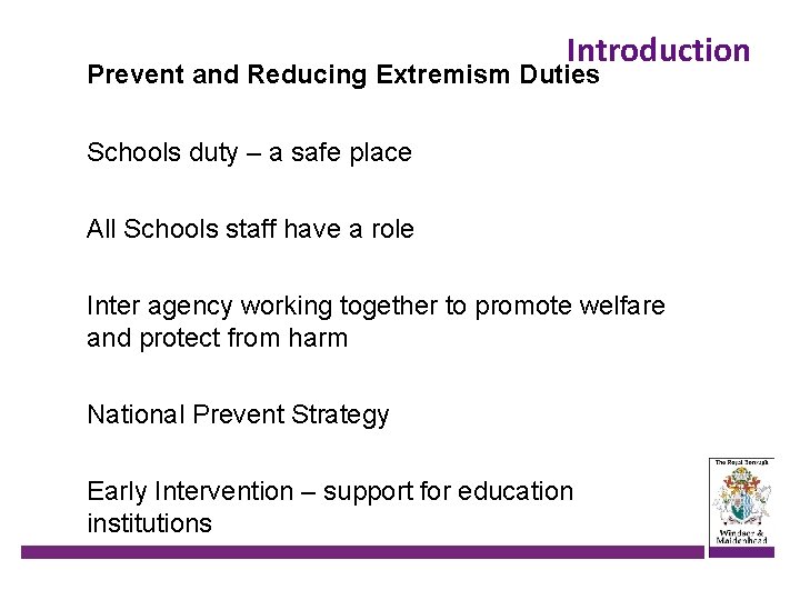 Welcome Schools Training Session 29 th September 2015