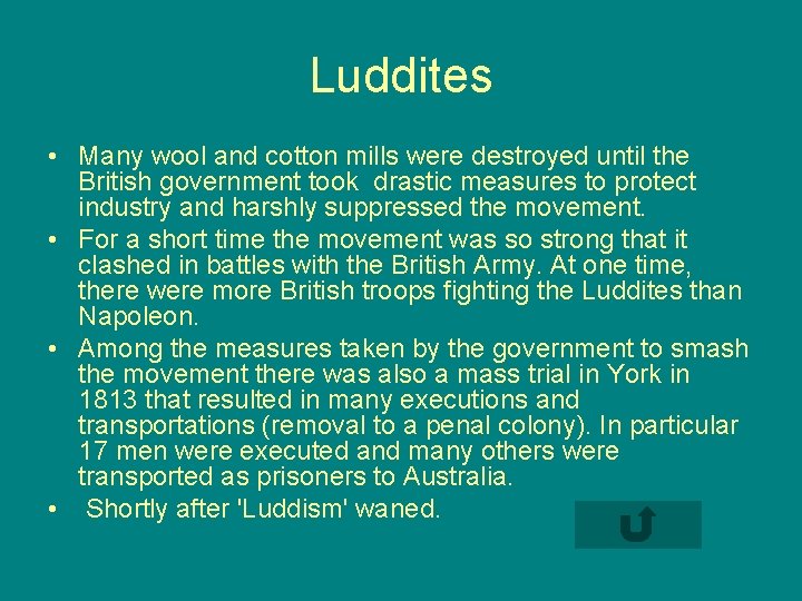 THE INDUSTRIAL REVOLUTION England before the Industrial Revolution