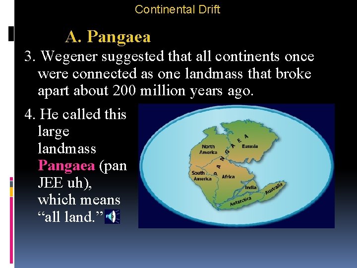 Table of Contents Chapter 7 Plate Tectonics Section