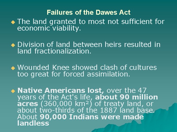 Causes and Effects of the Ghost Dance Battle