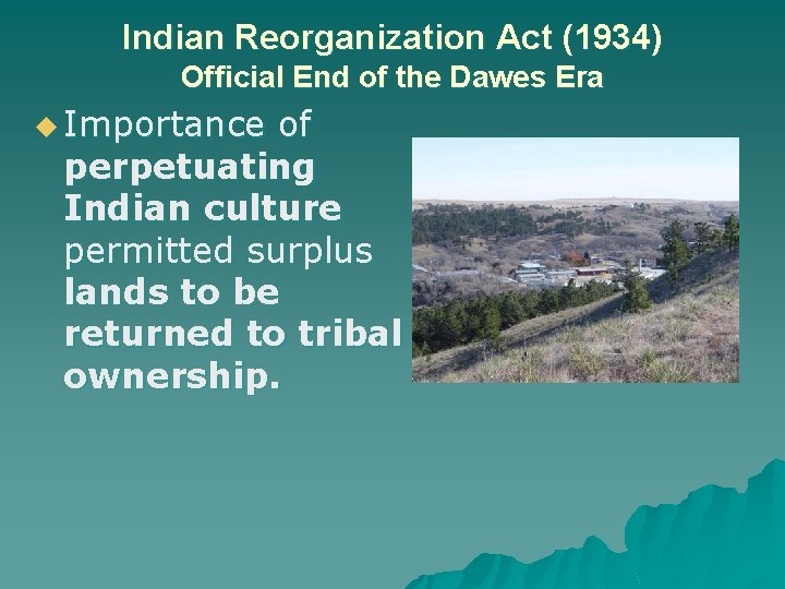 Causes and Effects of the Ghost Dance Battle