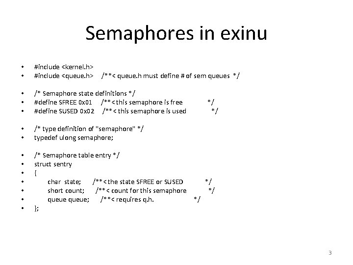Semaphores and Mailboxes B Ramamurthy 1 Critical sections