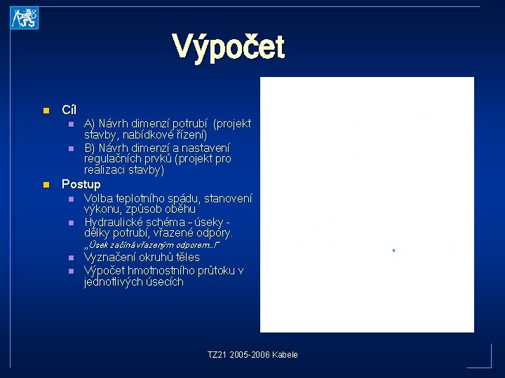 VUT v Praze Fakulta stavebn Katedra technickch zazen