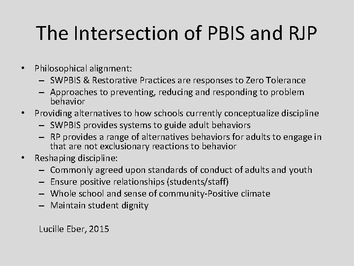 An Introduction to Restorative Practices with PBIS Day