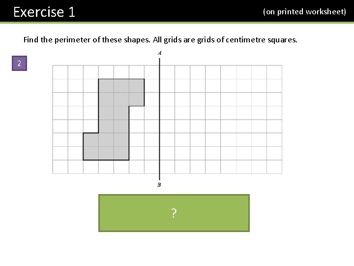 FUNDAMENTALS GCSEKS 3 Area Perimeter by Counting jamiedrfrostmaths