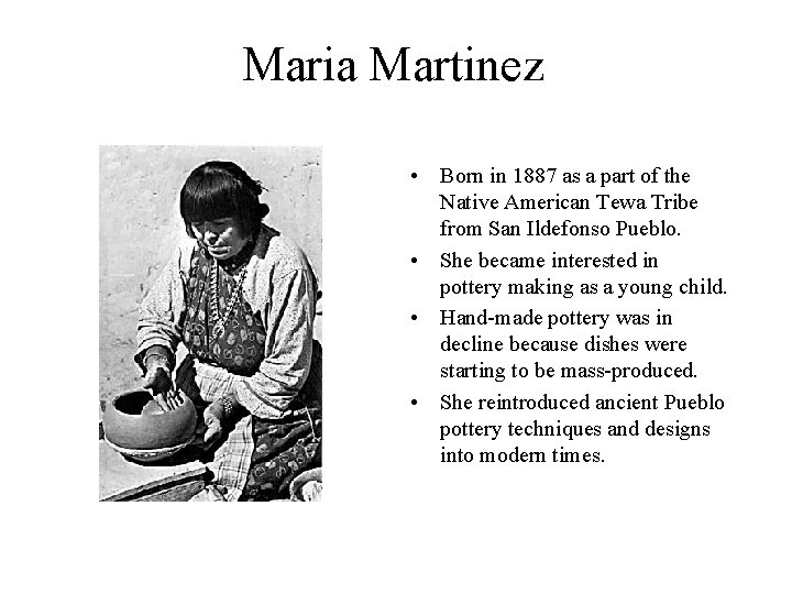 Native American Pottery Maria Martinez and Ancient Pueblo