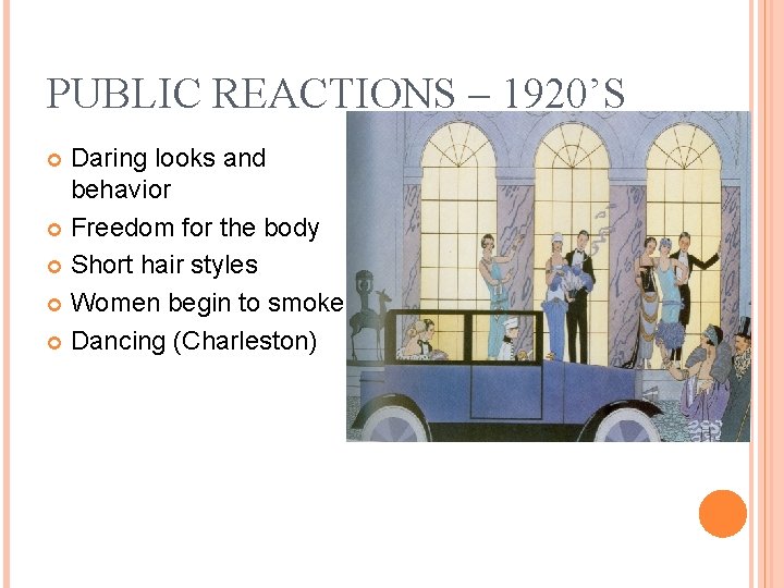 100 YEARS OF FASHION A very Brief History