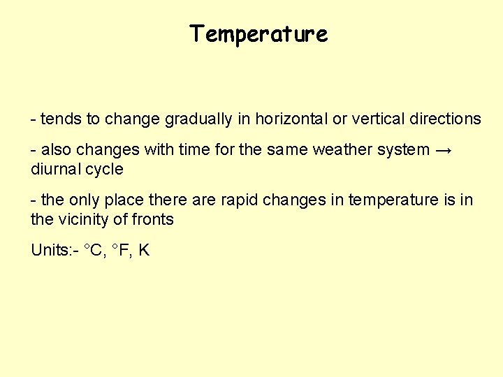 NATS 101 Lecture 2 Basic weather symbols and