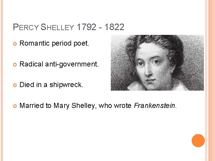 Learning Objective Explore layers of meaning in Ozymandias