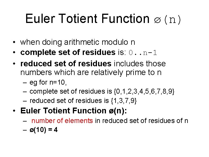 Chapter 8 Introduction to Number Theory Prime Numbers