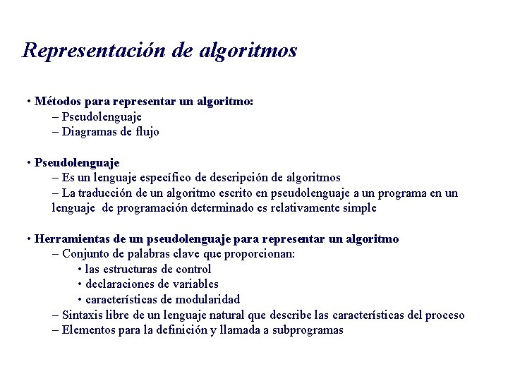 Figure Algoritmos Conceptos bsicos Programacin 1 Establecer una