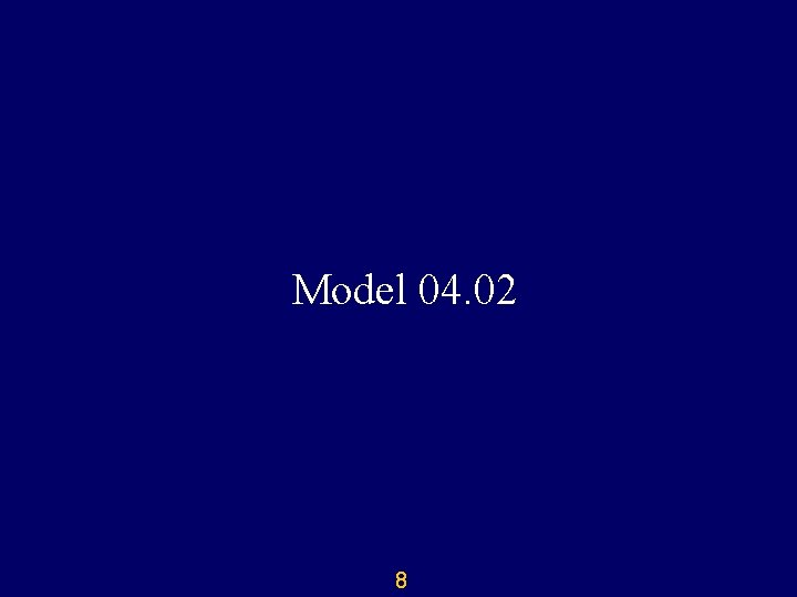 Chapter 4 Modeling Basic Operations Inputs 1 Outline