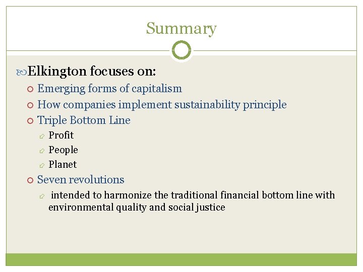 Cannibals with Forks THE TRIPLE BOTTOM LINE OF Cannibals with Forks THE TRIPLE BOTTOM LINE OF