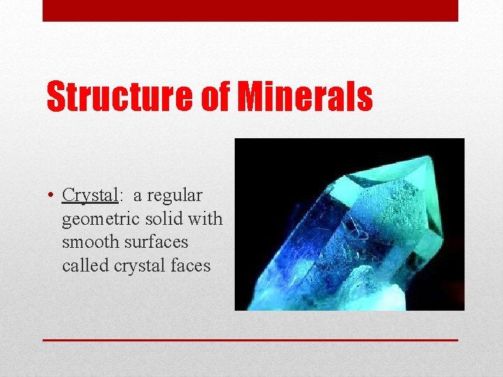 5 2 Composition and Structure of Minerals Objectives