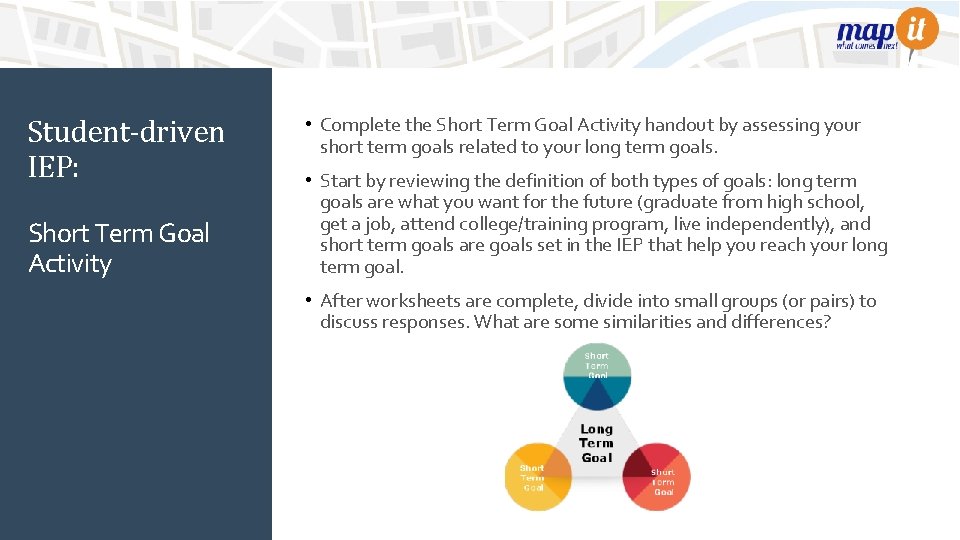 Studentdriven IEP Learning Objectives Students will understand their