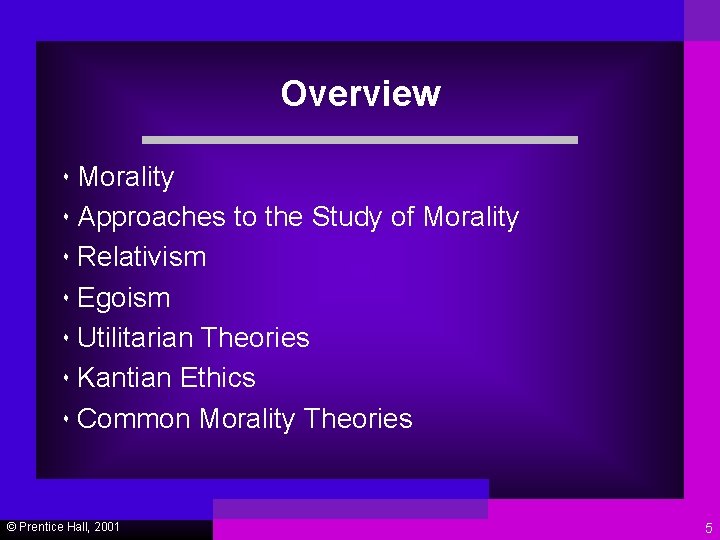 Ethical Theory and Business 6 th Edition Tom
