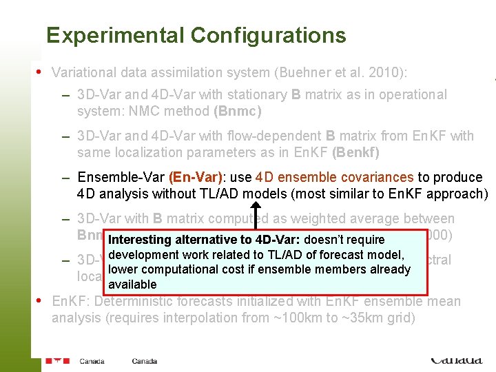 Use of ensemble backgrounderror covariances within variational data