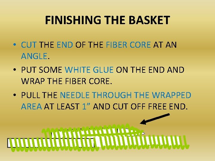 How To Make A Coiled Basket http www