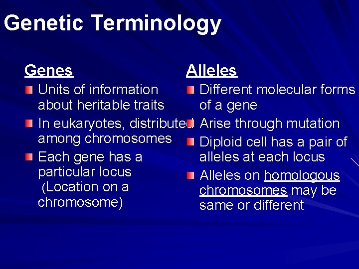 Lecture 7 Genetics Heritable Disease Now playing Oingo