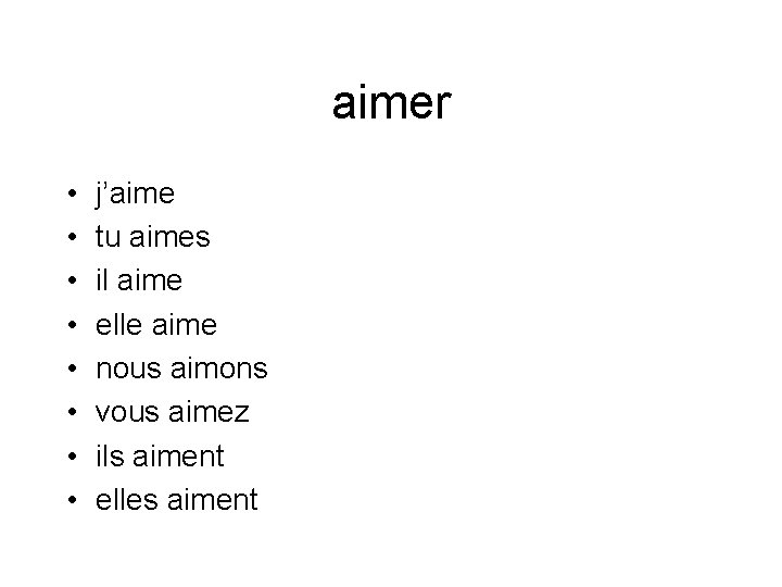 Verbe Infinitive What is an infinitive chanter manger