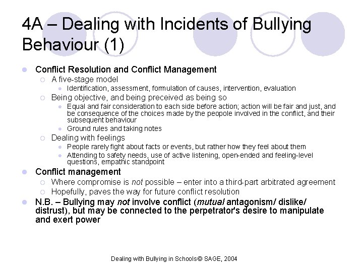 BULLYING AGGRESSIVE BEHAVIOUR AND HARRASSMENT AMONGST YOUNG PEOPLE