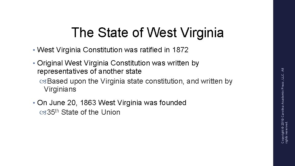 Outline Constitutional Comparison The State and National Bill