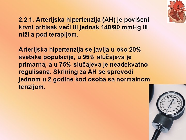 PREVENCIJA KARDIOVASKULARNIH BOLESTI mr sci dr spec Danijela