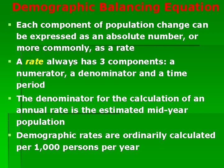 POPULATION PROJECTIONS Session 2 Background first steps Ben
