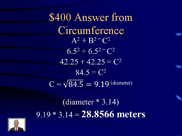 Jeopardy Adding Angles Together Random Proportion Inscribed angles