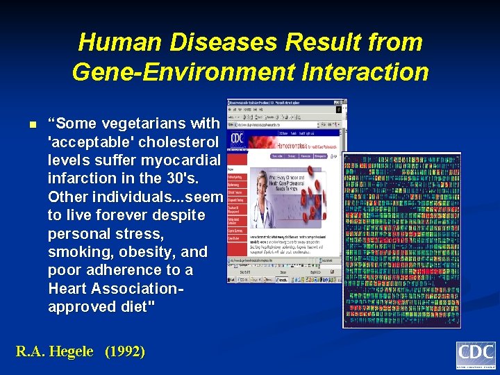 Public Health Genomics What is it and Why