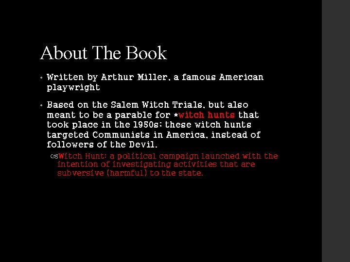 The Crucible An Introduction and Anticipation Guide AgreeDisagree